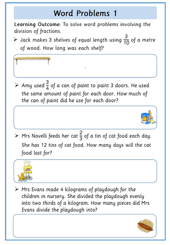 Fractions - Division | Teaching Resources