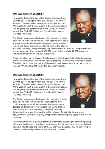 Year 7 Speeches lesson 5 Analysing Churchill | Teaching Resources