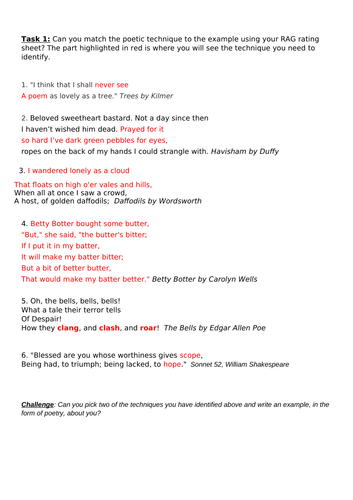 Year 9 Poetry Mirror Sylvia Plath | Teaching Resources