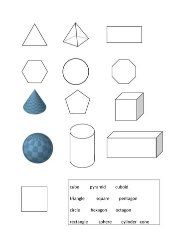 Year 2 2D and 3D shape bundle | Teaching Resources