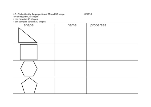 Year 2 2D and 3D shape bundle | Teaching Resources