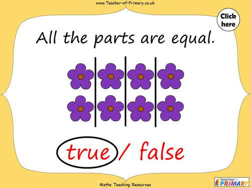 Equal Parts - Year 2 | Teaching Resources