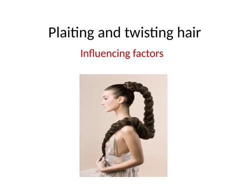 Plaiting and twisting hair | Teaching Resources