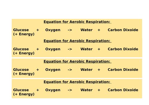 Aerobic/anaerobic respiration and recovery - 2 part lesson GCSE ...