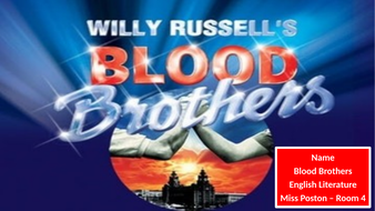 Blood Brothers Characters Analysis | Teaching Resources