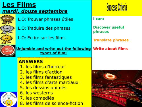 Yr 8 French - Free Time - Lessons 4-8 | Teaching Resources