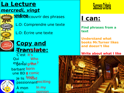 Yr 8 French Free Time - Lessons 9-11 | Teaching Resources