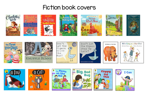 KS1 Literacy: Fun Fiction and Non-fiction activity - sorting books into ...
