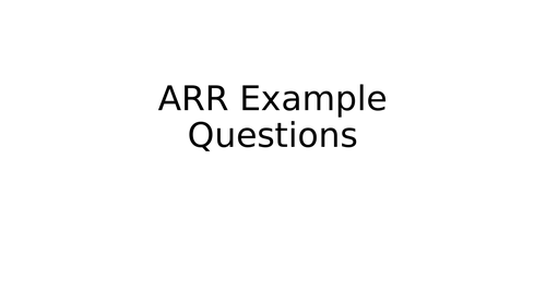 ARR & Investment Appraisal GCSE Lesson | Teaching Resources