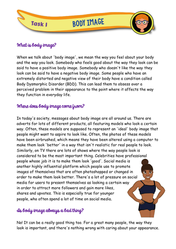 Body Image | Teaching Resources