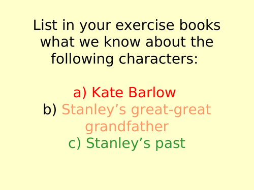 Holes KS2/3 SOW - Full lessons and PowerPoints with resources ...
