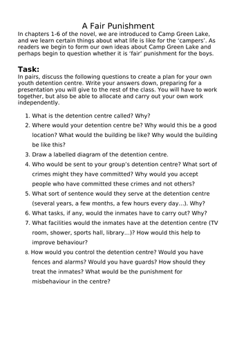 Holes KS2/3 SOW - Full lessons and PowerPoints with resources ...