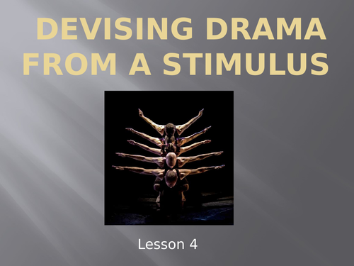 An Introduction to Devising using a Stimulus | Teaching Resources