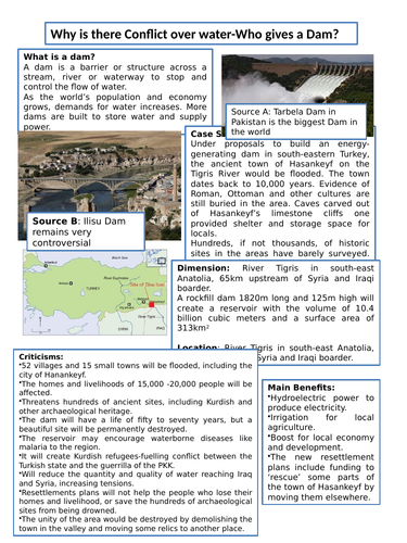 Key Stage 3 Geography Conflict Full Unit of Work | Teaching Resources