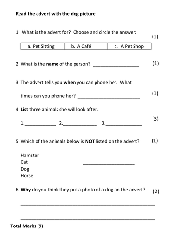 Entry Level English: Reading Non-Fiction - Adverts Set 1 SEN Functional ...