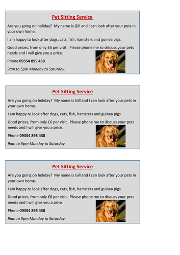 Entry Level English: Reading Non-Fiction - Adverts Set 1 SEN Functional ...