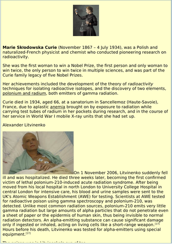 Using radioactive sources | Teaching Resources