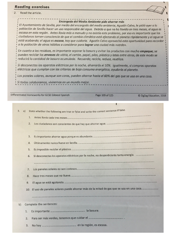 Unit 3 The world around us (D - Environmental issues) - Edexcel ...