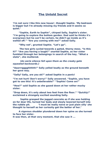 Creative writing | Teaching Resources