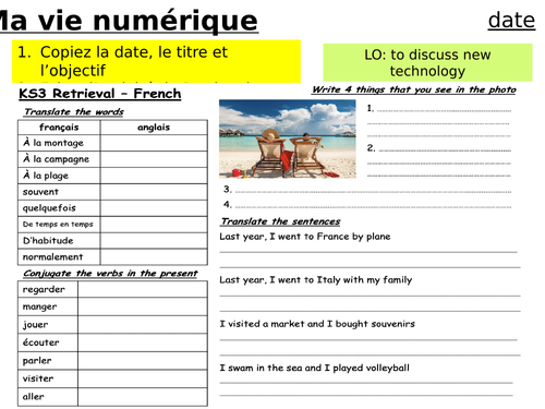 Year 8 French - Dynamo 2 Module 3 - Les Médias | Teaching Resources