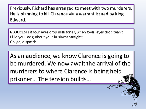 Richard III Act 1 Scene 4 Clarence | Teaching Resources