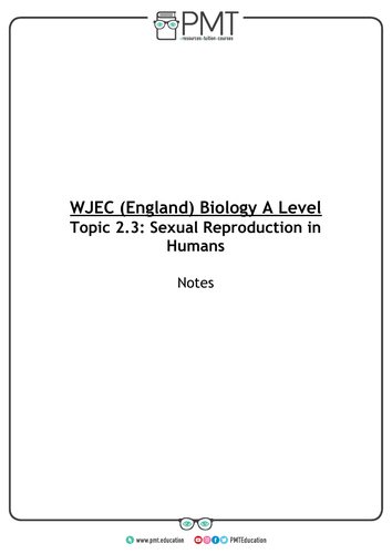 WJEC England/ Eduqas A-Level Biology Notes | Teaching Resources WJEC England/ Eduqas A-Level Biology Notes | Teaching Resources