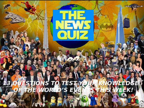 The News Quiz 3rd - 10th February 2020 Form Tutor Time Current Affairs ...