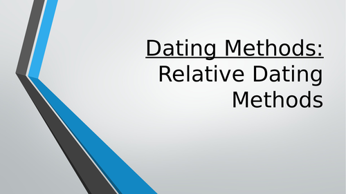 Relative Dating in Archaeology | Teaching Resources
