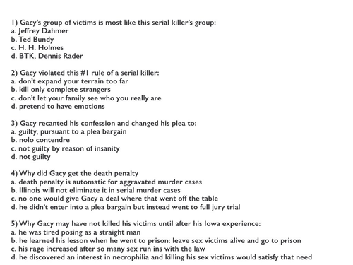 John Wayne Gacy Serial Killer Murder Criminal Law Killer Clown ...