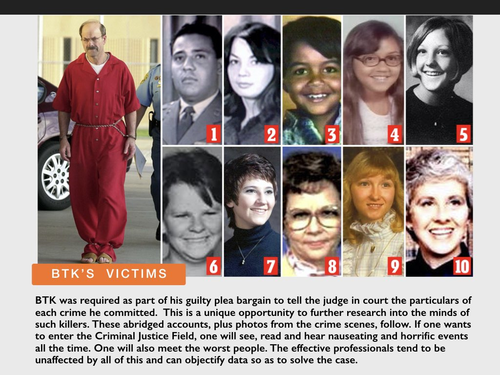 Dennis Rader BTK Serial Killer Murder Criminal Law Wichita Kansas ...