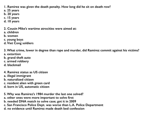 Richard Ramirez Night Stalker Serial Killer Murder Criminal Law ...