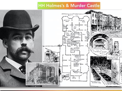 H. H. Holmes Serial Killer Murder Castle World's Fair Chicago 1893 ...