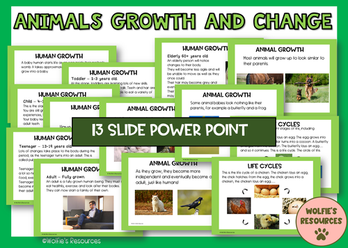 Animals Including Humans Growing and Changing | Teaching Resources