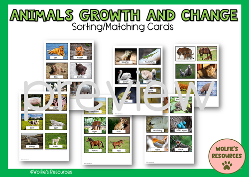Animals Including Humans Growing and Changing | Teaching Resources