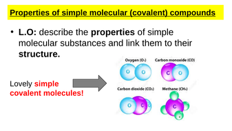 Edexcel properties of simple molecular compounds higher | Teaching ...