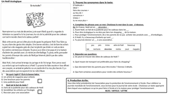 French Ab initio - Sharing the Planet - Reading and Writing | Teaching ...