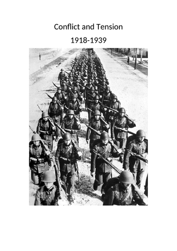 Conflict and Tension 1918-39 Revision Workbooks | Teaching Resources