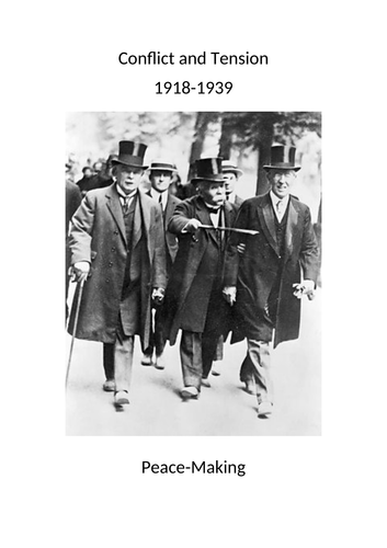 Conflict and Tension 1918-39 Revision Workbooks | Teaching Resources
