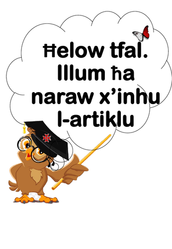 L-artiklu bil-Malti | Teaching Resources