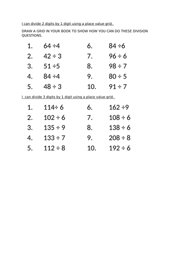 Year 4 Division using place value counters | Teaching Resources Year 4 Division using place value counters | Teaching Resources