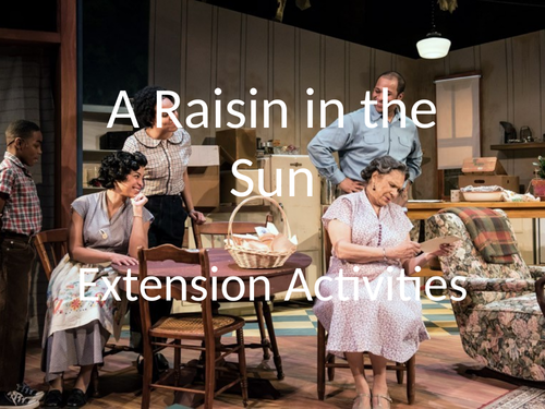 Raisin in the Sun Comprehension Questions KS5 English Lang & Lit ...