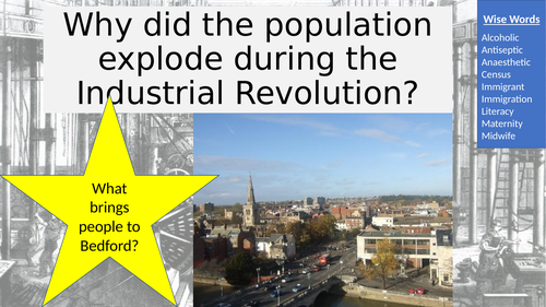 KS3 Industrial Revolution 2. Population growth | Teaching Resources