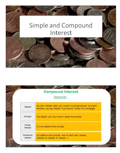 Compound Interest Lesson Pack | Teaching Resources