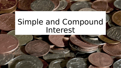 Compound Interest Lesson Pack | Teaching Resources