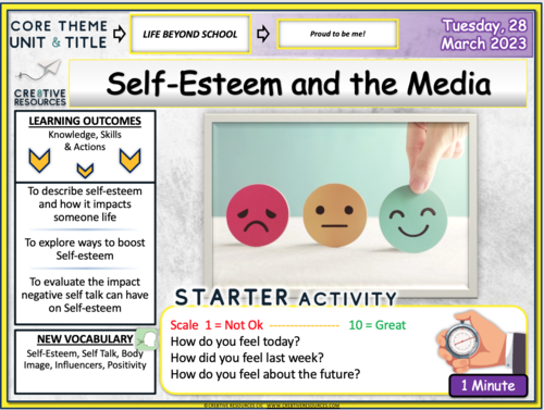 Boosting Self Esteem - PSHE | Teaching Resources