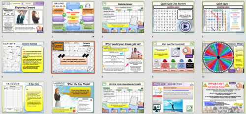 Exploring Different Careers | Teaching Resources