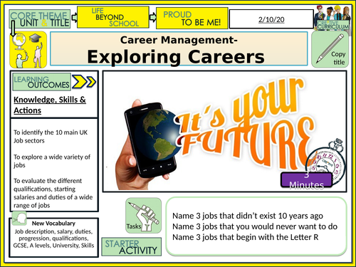 Exploring Different Careers | Teaching Resources
