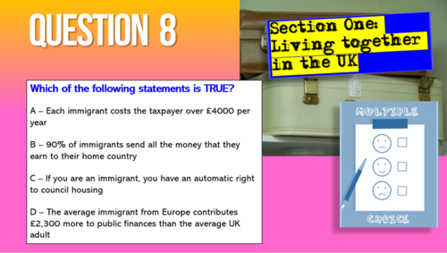 Edexcel Citizenship GCSE Content Quiz | Teaching Resources
