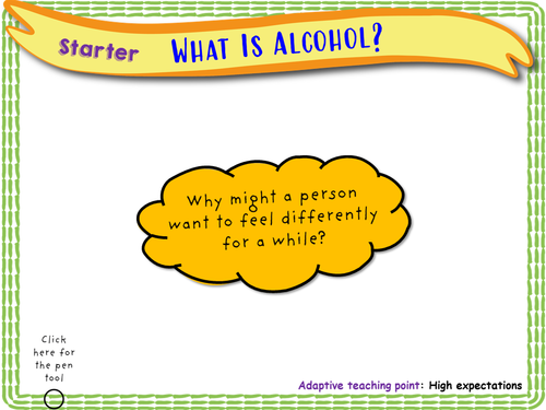Alcohol PSHE | Teaching Resources
