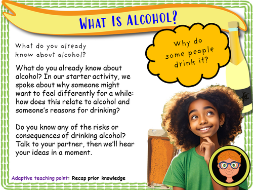 Alcohol PSHE | Teaching Resources